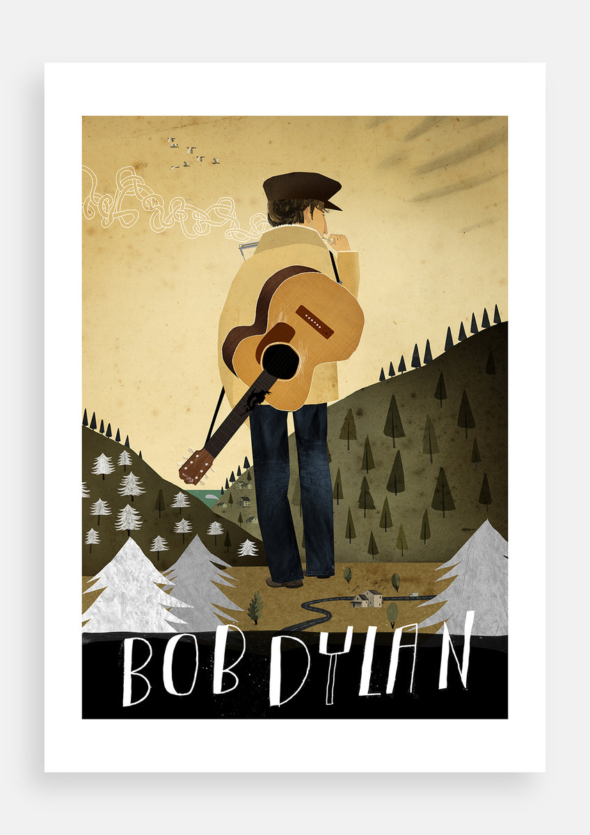 Bob Dylan - Art print by Patrick Latimer – Patrick Latimer